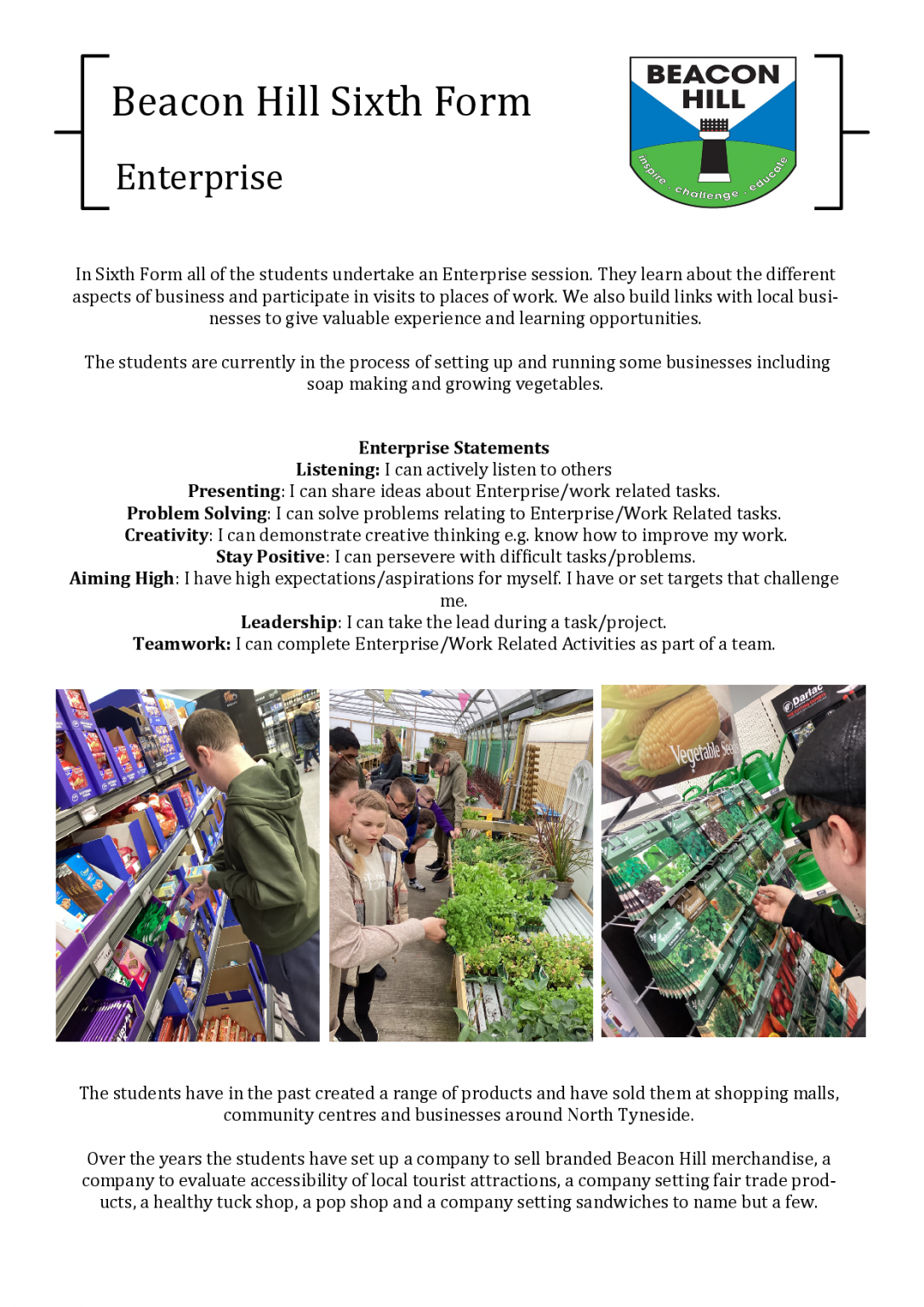 Beacon Hill Sixth Form - Beacon Hill School