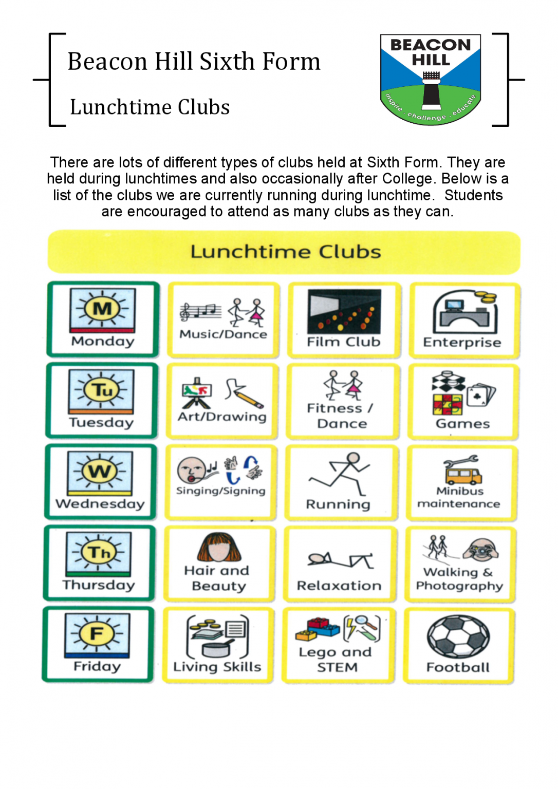 Beacon Hill Sixth Form - Beacon Hill School